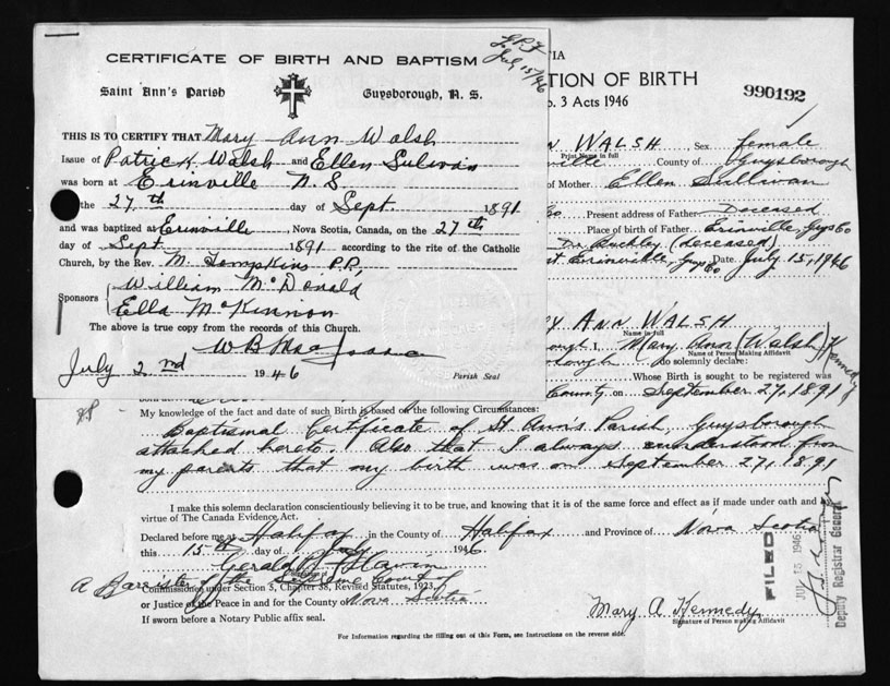 Nova Scotia Archives - Nova Scotia Births, Marriages, and Deaths
