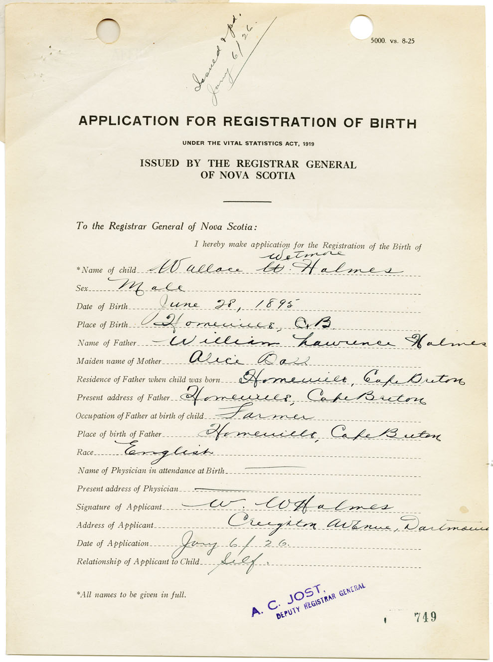 Nova Scotia Archives - Nova Scotia Births, Marriages, and Deaths