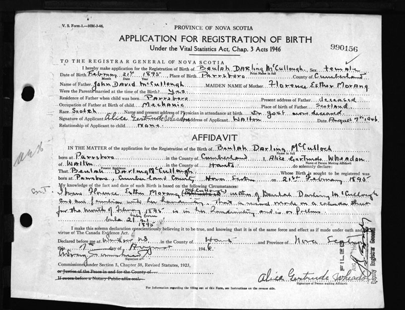 Nova Scotia Archives - Nova Scotia Births, Marriages, and Deaths