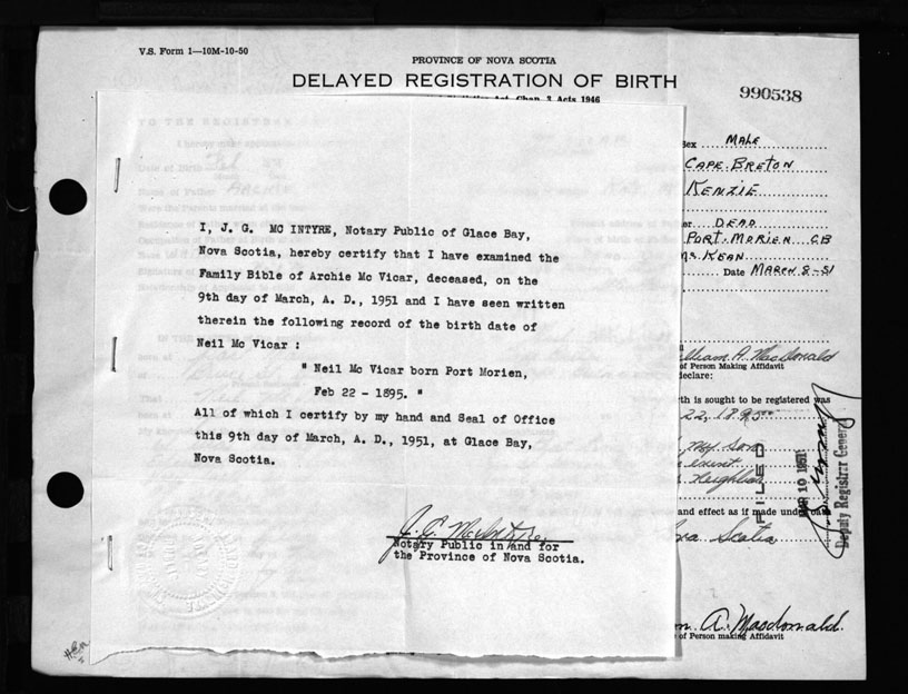 Nova Scotia Archives - Nova Scotia Births, Marriages, and Deaths