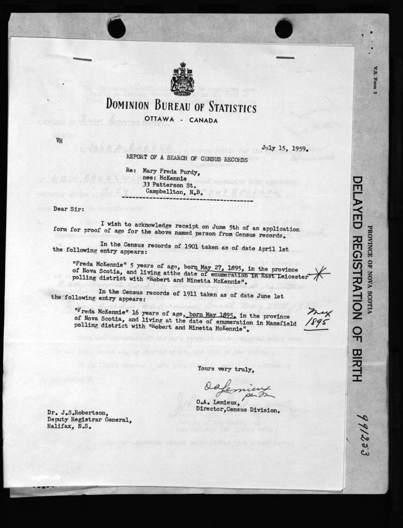 Nova Scotia Archives - Nova Scotia Births, Marriages, and Deaths