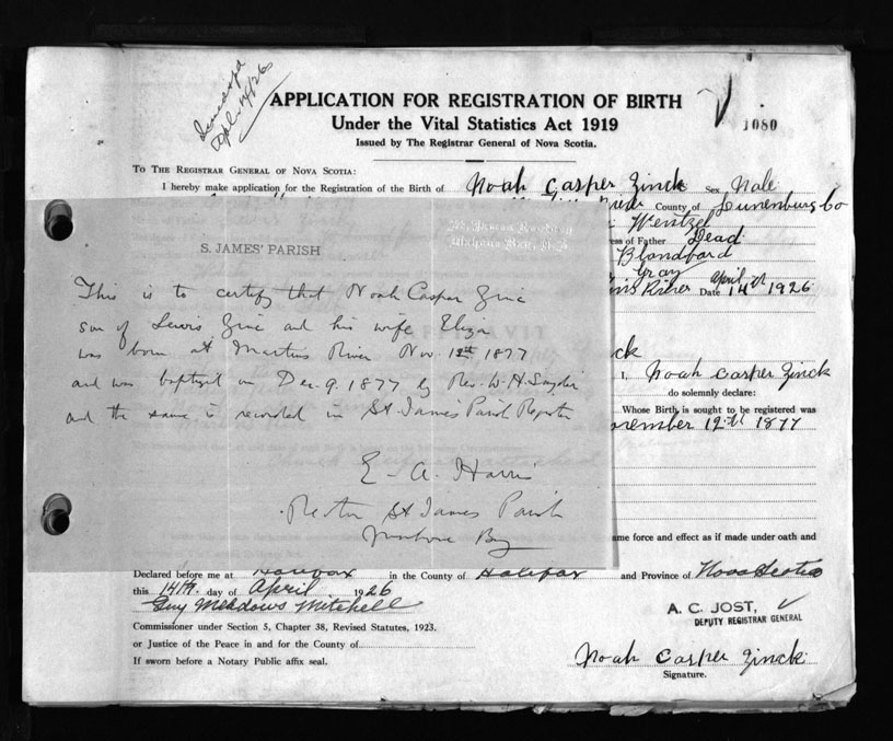 Nova Scotia Archives - Nova Scotia Births, Marriages, and Deaths