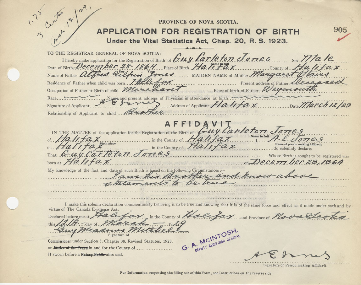 Nova Scotia Archives - Nova Scotia Births, Marriages, and Deaths