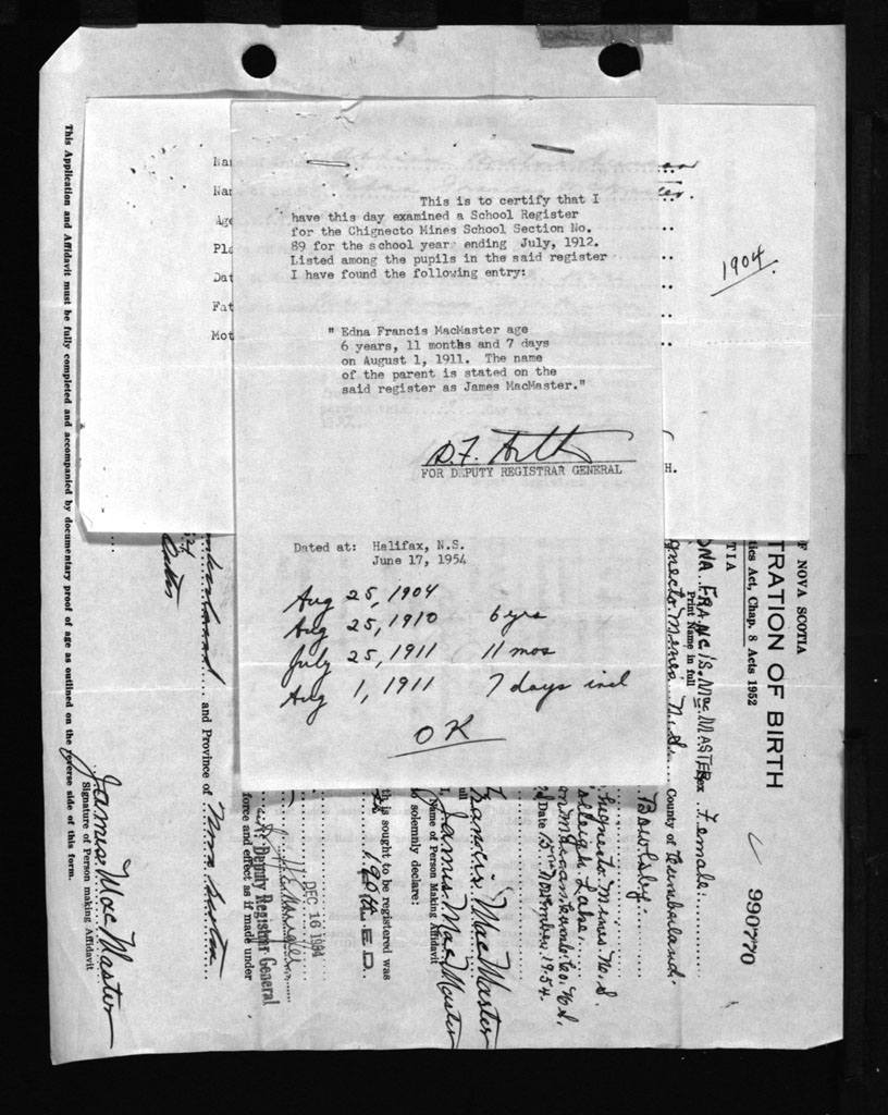 Nova Scotia Archives - Nova Scotia Births, Marriages, and Deaths