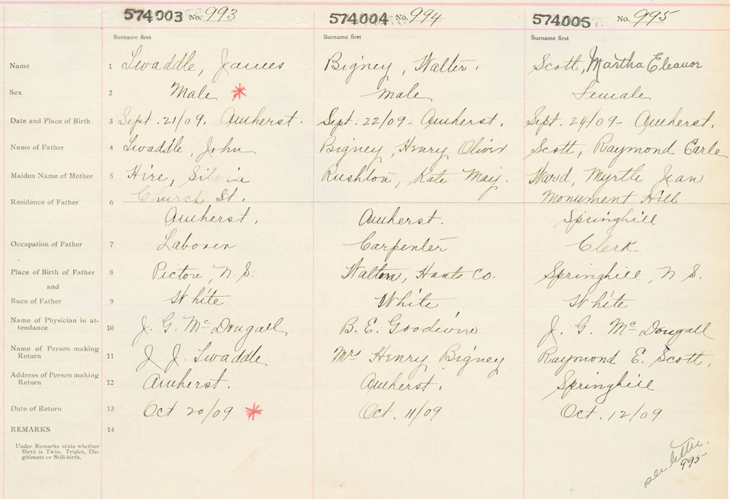 Nova Scotia Archives - Nova Scotia Births, Marriages, and Deaths