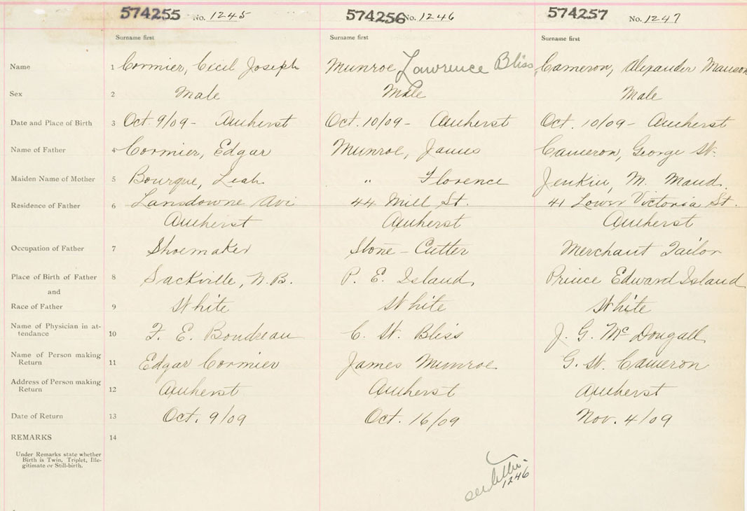 Nova Scotia Archives - Nova Scotia Births, Marriages, and Deaths