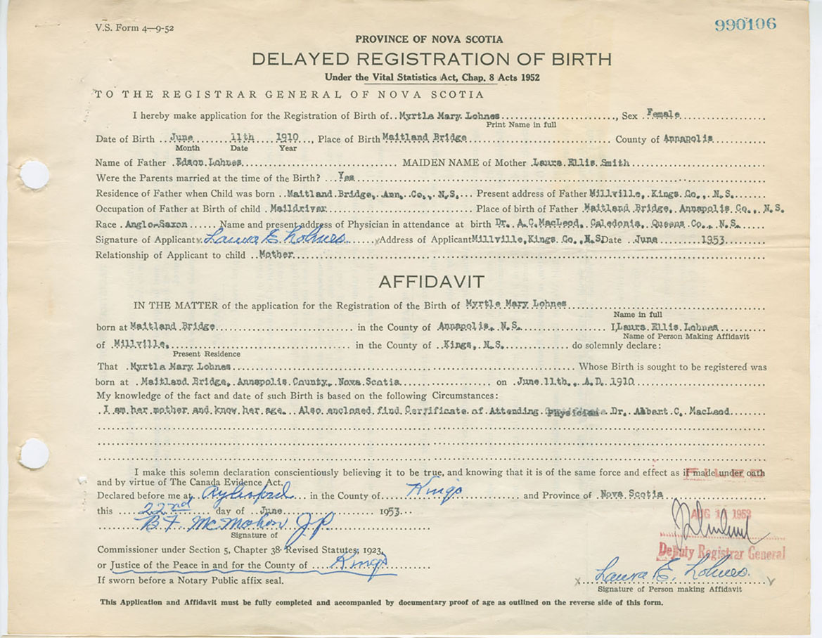 Nova Scotia Archives - Nova Scotia Births, Marriages, and Deaths