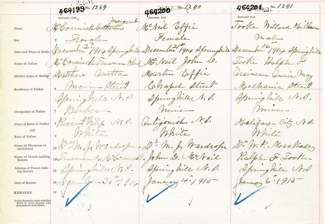 Nova Scotia Archives - Nova Scotia Births, Marriages, and Deaths