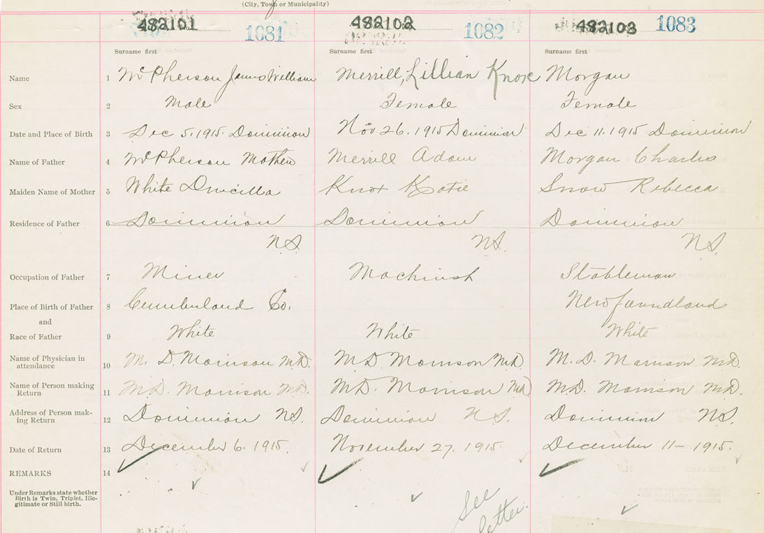 Nova Scotia Archives - Nova Scotia Births, Marriages, and Deaths