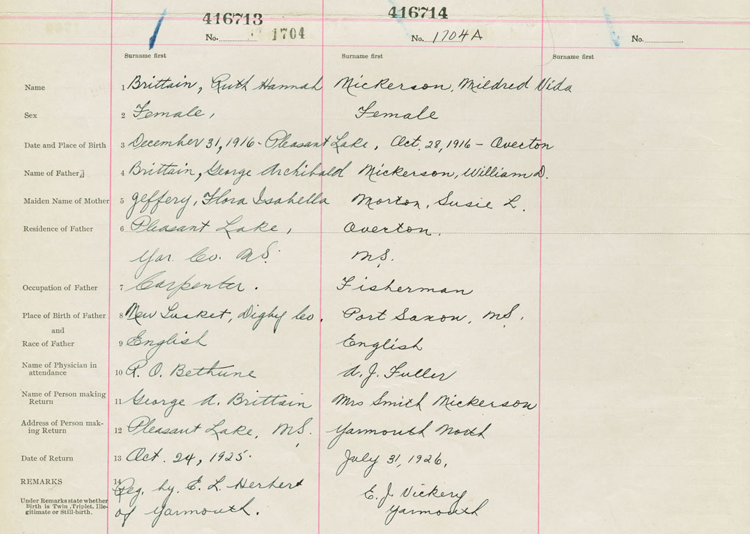 Nova Scotia Archives - Nova Scotia Births, Marriages, and Deaths