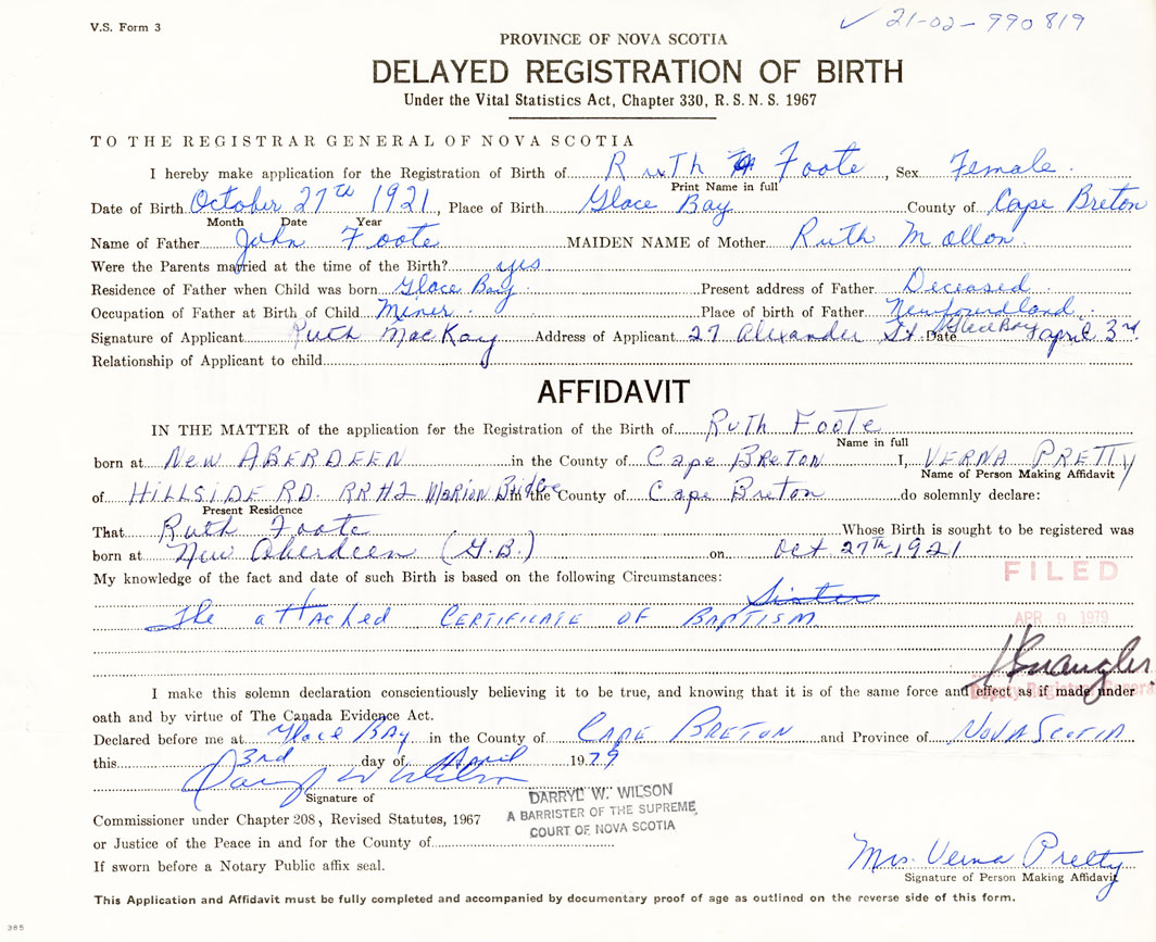 Nova Scotia Archives - Nova Scotia Births, Marriages, and Deaths