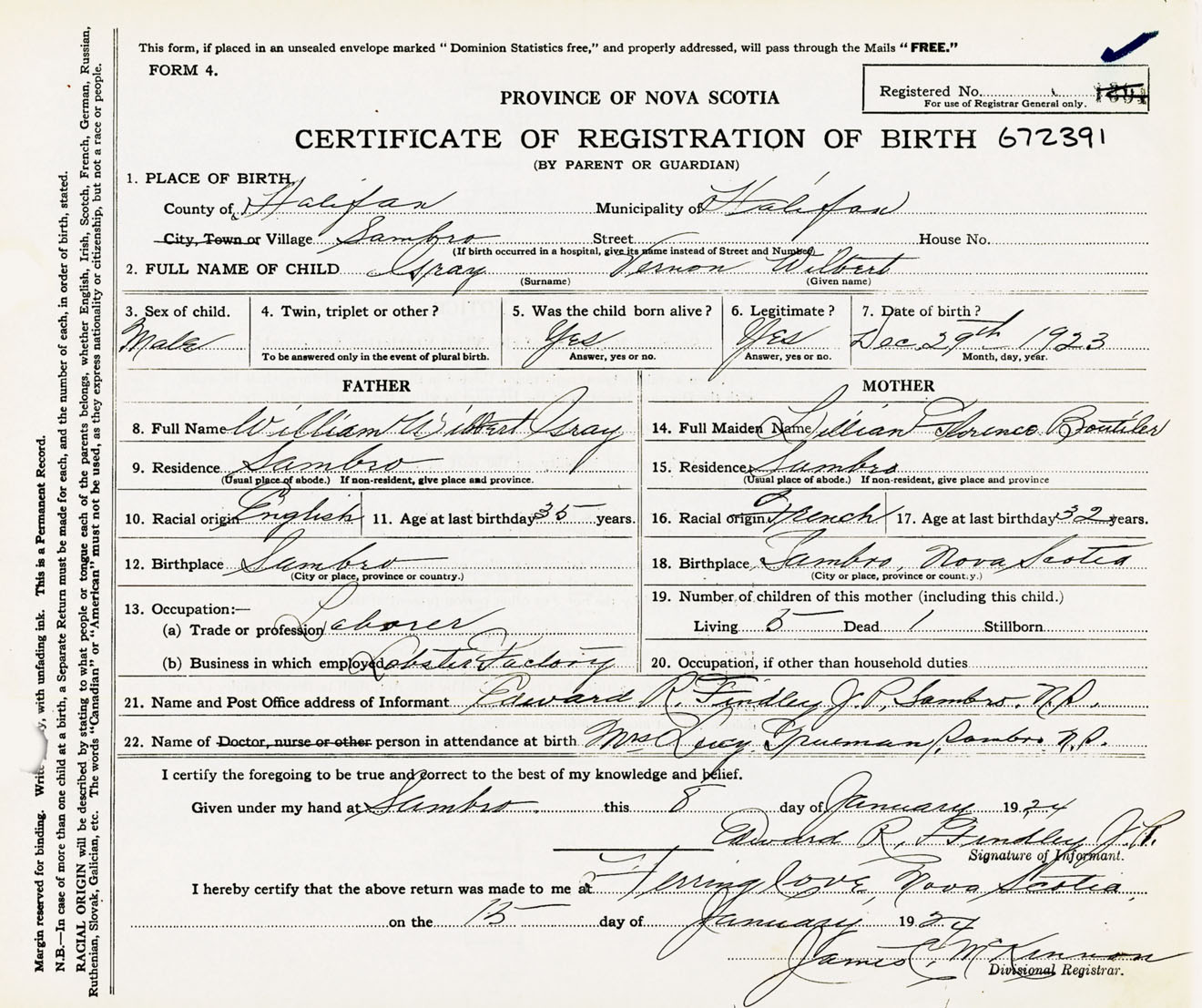 Nova Scotia Archives - Nova Scotia Births, Marriages, and Deaths