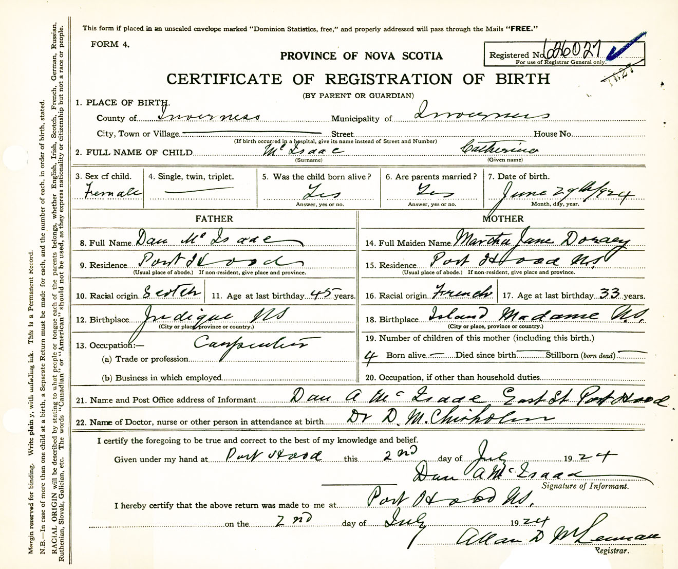 Nova Scotia Archives - Nova Scotia Births, Marriages, and Deaths