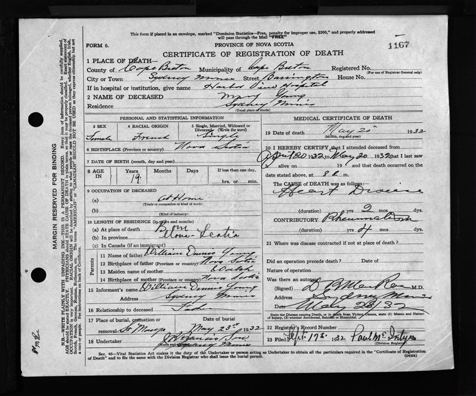 Nova Scotia Archives - Nova Scotia Births, Marriages, and Deaths