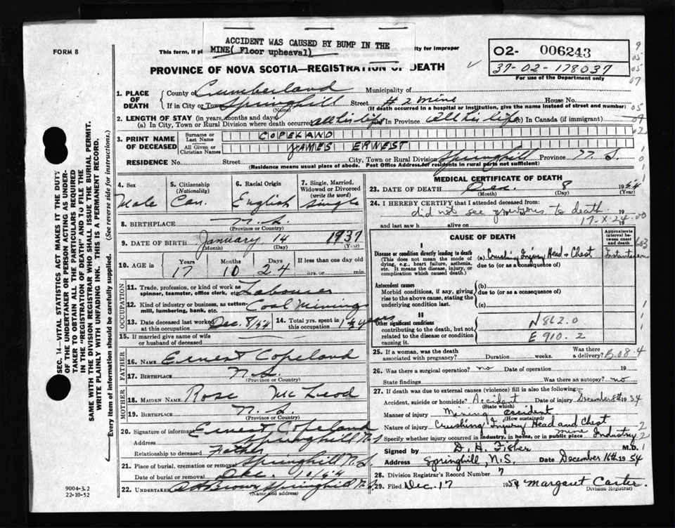 Nova Scotia Archives - Nova Scotia Births, Marriages, and Deaths