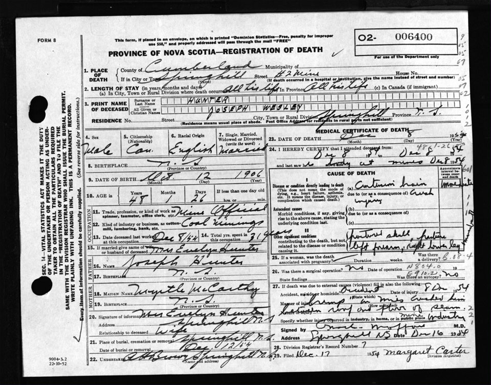 Nova Scotia Archives - Nova Scotia Births, Marriages, and Deaths