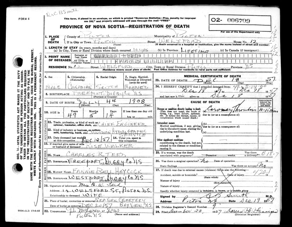 Nova Scotia Archives - Nova Scotia Births, Marriages, and Deaths