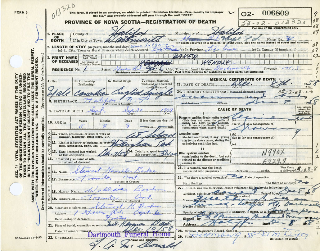 Nova Scotia Archives - Nova Scotia Births, Marriages, and Deaths