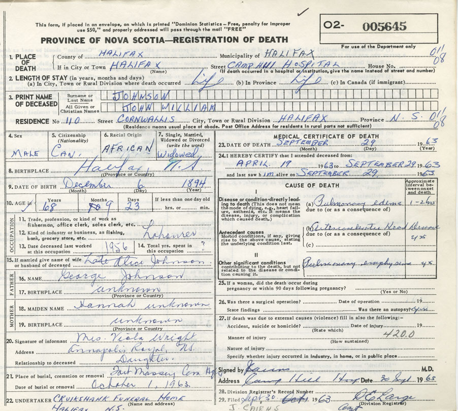 Nova Scotia Archives - Nova Scotia Births, Marriages, and Deaths