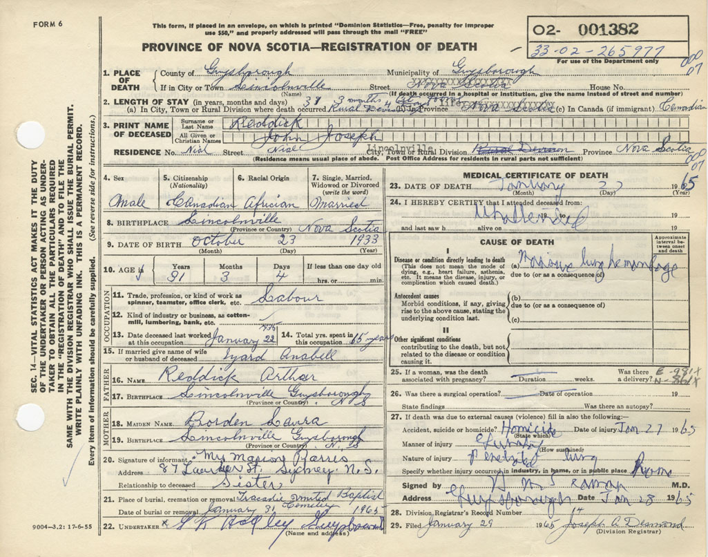 Nova Scotia Archives - Nova Scotia Births, Marriages, and Deaths