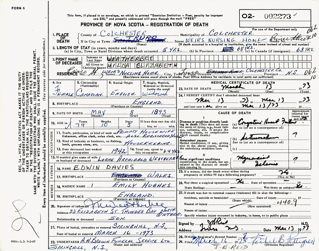 Nova Scotia Archives - Nova Scotia Births, Marriages, and Deaths