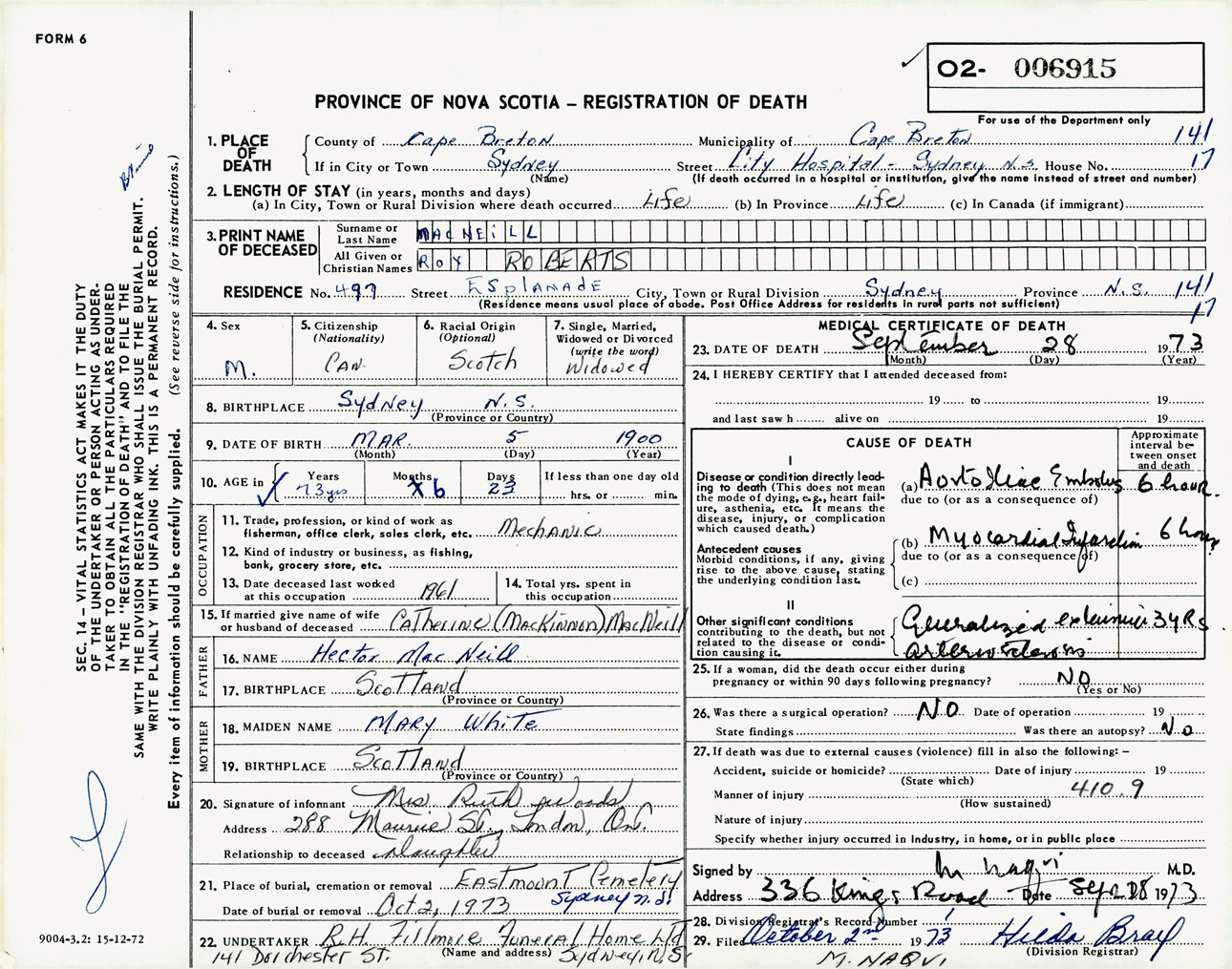 Nova Scotia Archives - Nova Scotia Births, Marriages, and Deaths