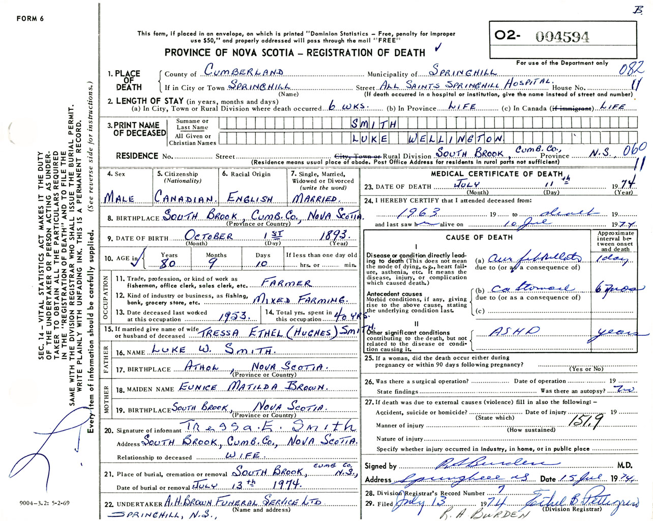 Nova Scotia Archives - Nova Scotia Births, Marriages, and Deaths