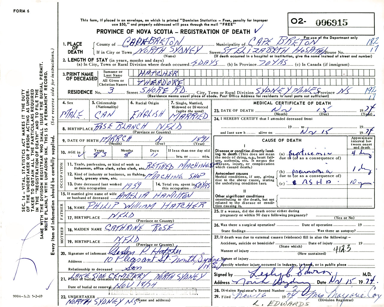 Nova Scotia Archives - Nova Scotia Births, Marriages, and Deaths