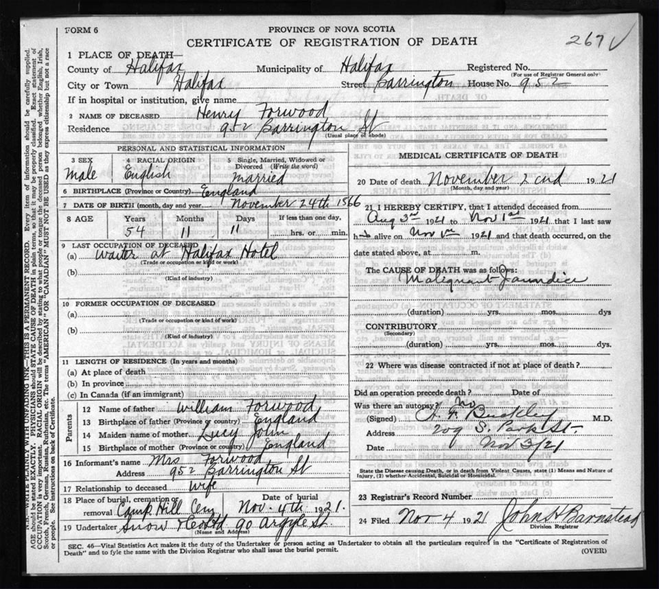 Nova Scotia Archives - Nova Scotia Births, Marriages, and Deaths