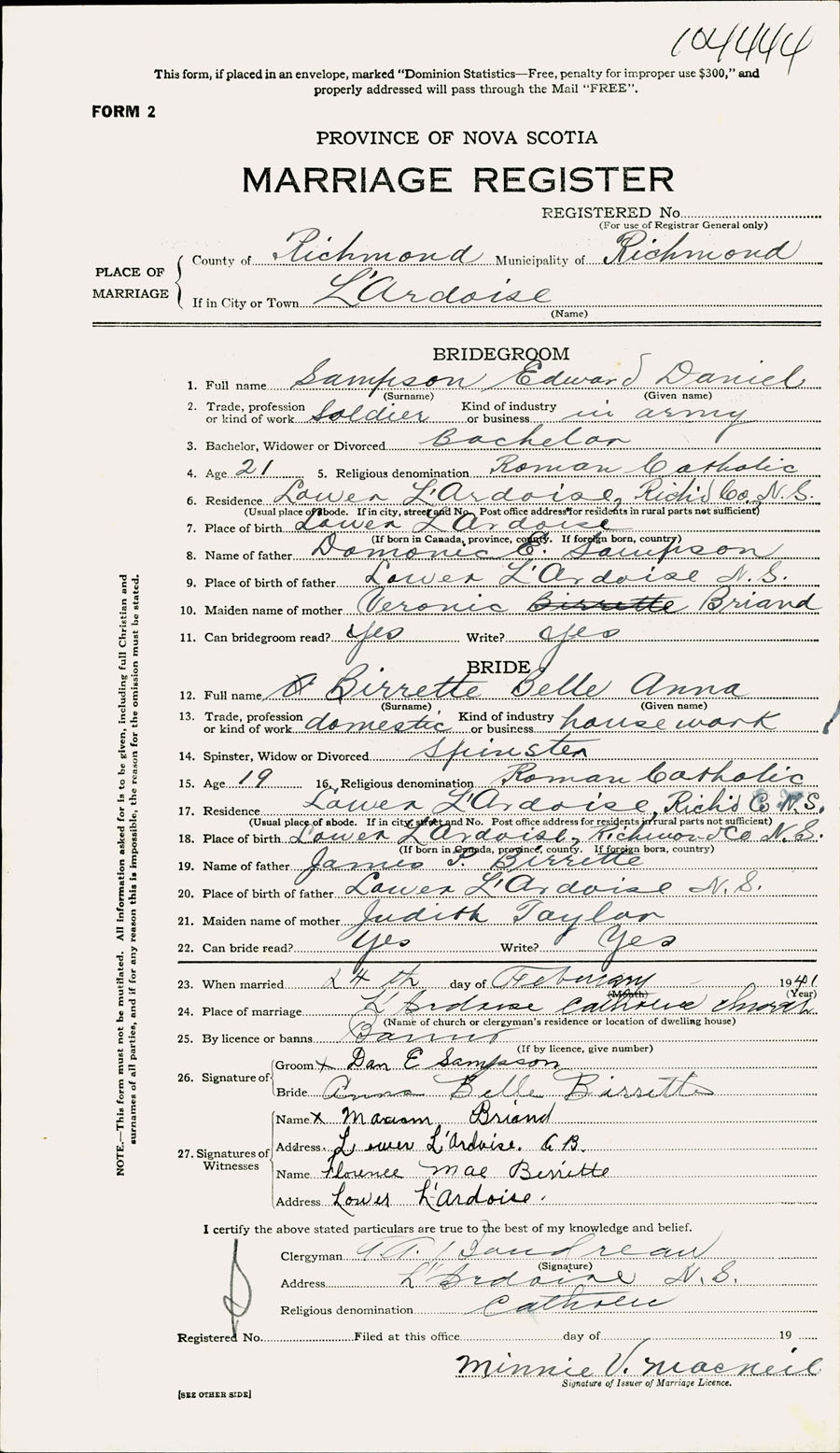 Nova Scotia Archives - Nova Scotia Births, Marriages, and Deaths