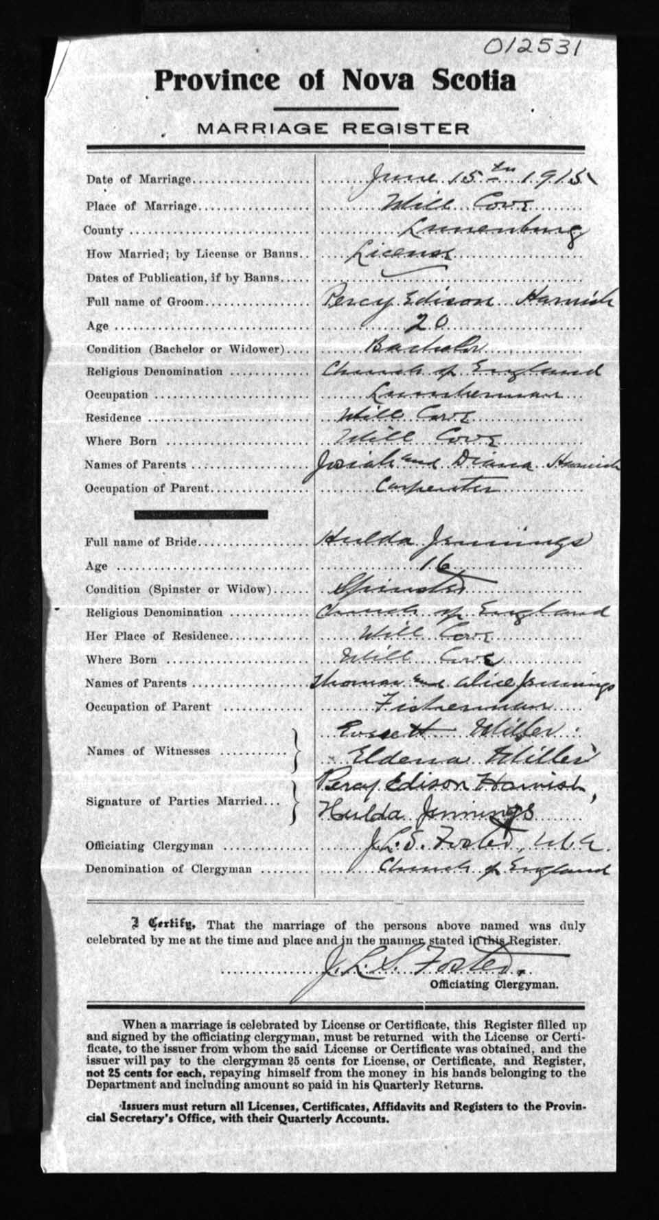 Nova Scotia Archives - Nova Scotia Births, Marriages, and Deaths