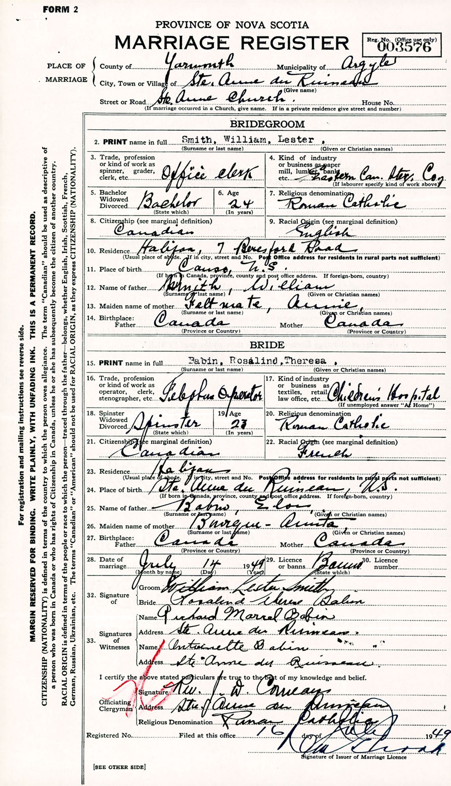 Nova Scotia Archives - Nova Scotia Births, Marriages, and Deaths