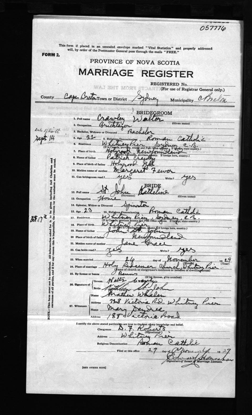 Nova Scotia Archives - Nova Scotia Births, Marriages, and Deaths